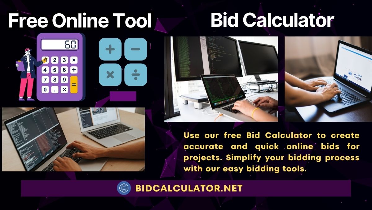 Free Bid Calculator - Online Bidding Tools | BidCalculator.net